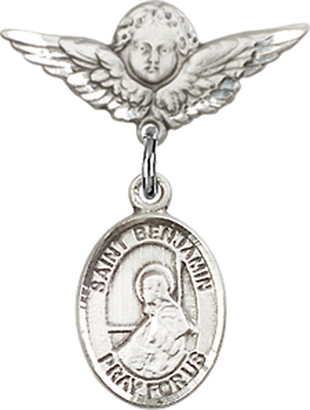 Hail MaryGifts | Jewelry | St Benjamin Baby Badge 930735 | Poshmark